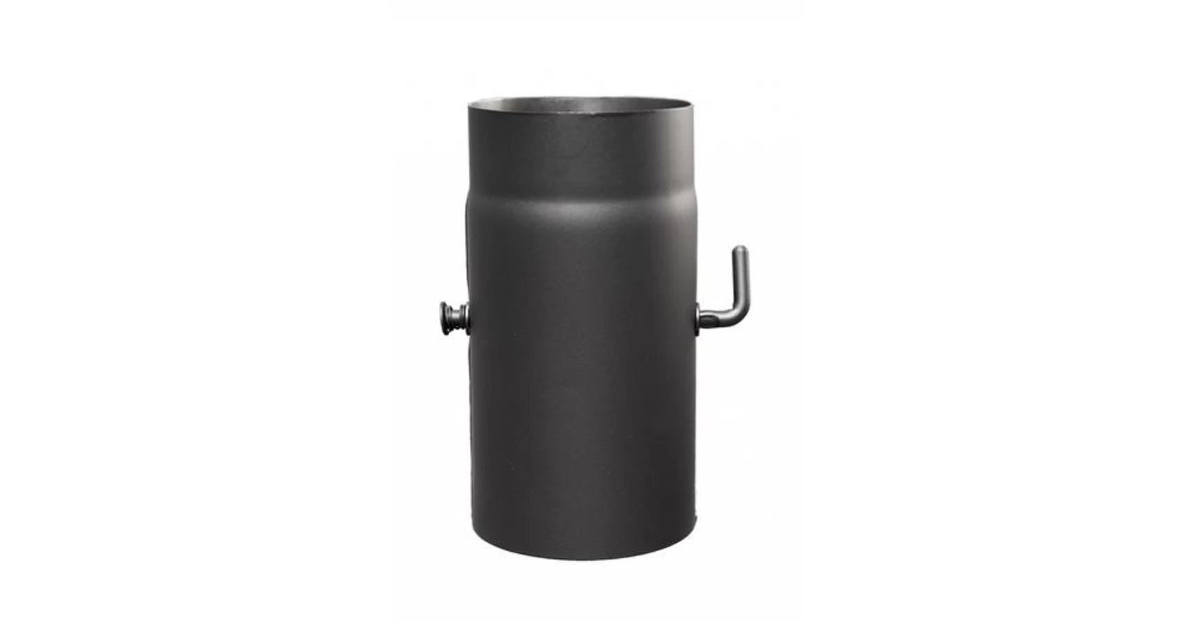 Tub de fum 120mm x 250mm cu regulator de tiraj (1,5mm)