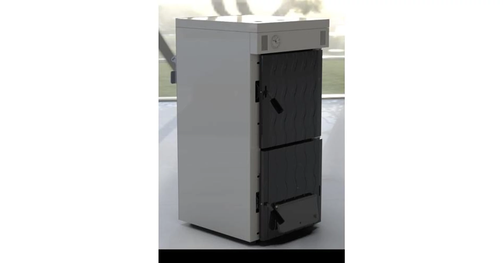 Cazan din fontă cu combustibil solid de marca Hunor LX cu 6 elemente ...